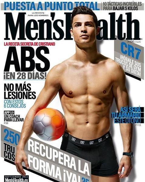 Cristiano Ronaldo: un cuerpazo de portada