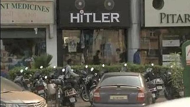 Hitler, una tienda de ropa india