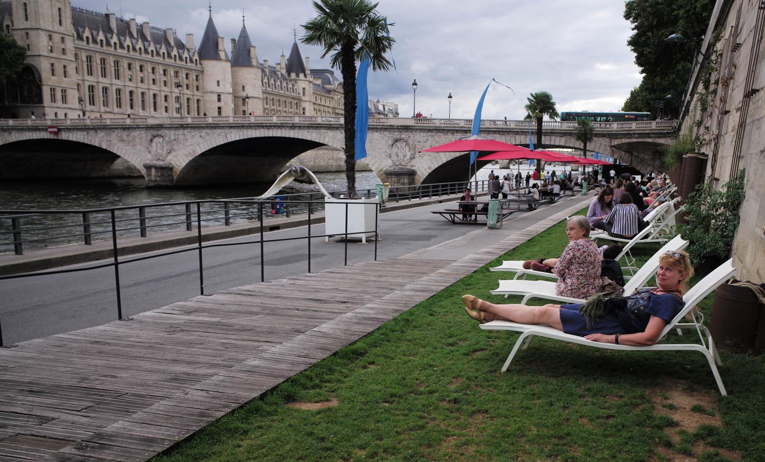 Así es la «playa» de París