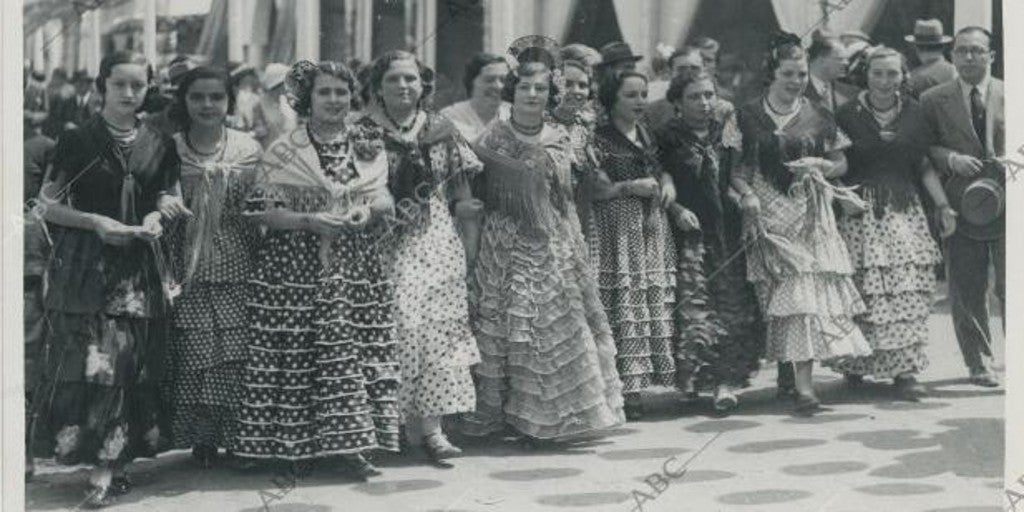 La Feria de Abril de hace más de un siglo - Archivo ABC