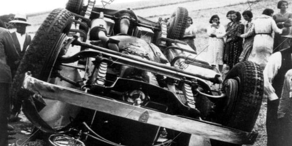 El accidente en el que pudo morir Franco - Archivo ABC