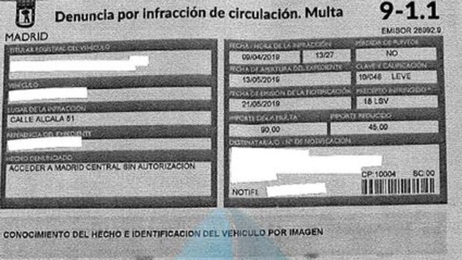 Todos los pasos para recurrir una multa de tráfico